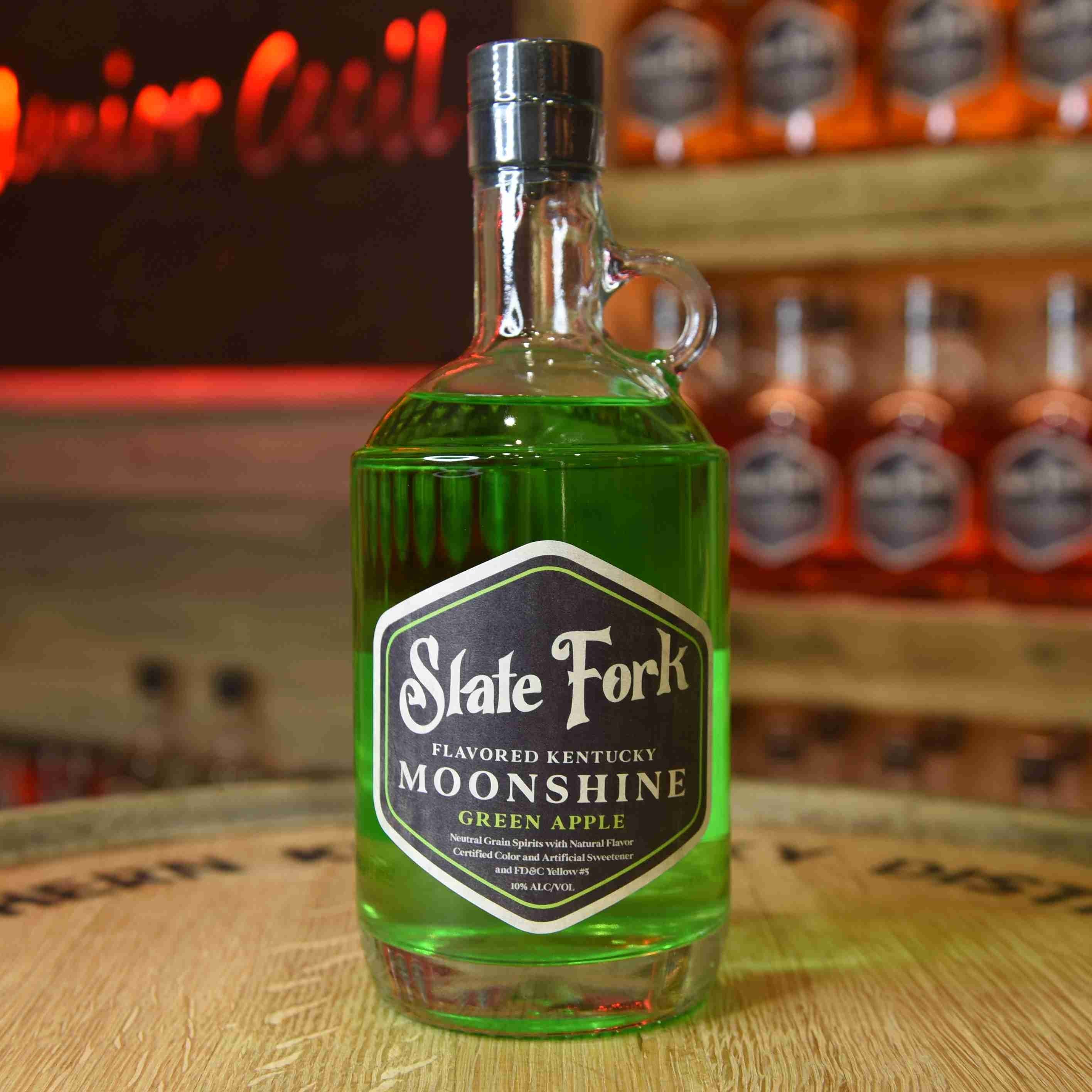 Slate Fork Green Apple Moonshine – Southern Kentucky Distillery
